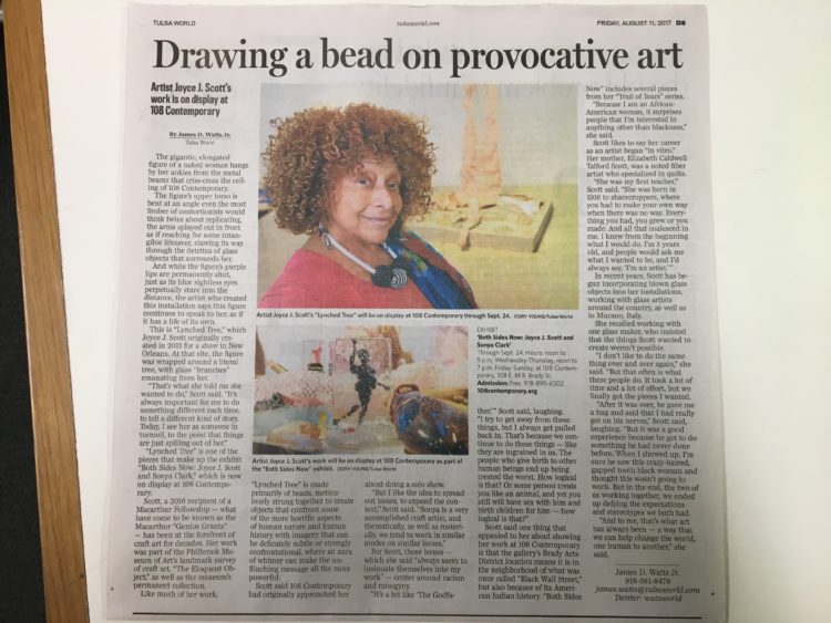 Drawing a bead on provocative art | 108 Contemporary